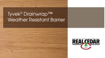 DuPont™ Tyvek® DrainWrap™ - Real Cedar | Real Cedar