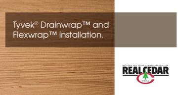 DuPont™ Tyvek® DrainWrap™ - Real Cedar | Real Cedar