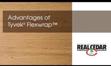 DuPont™ Tyvek® DrainWrap™ - Real Cedar | Real Cedar