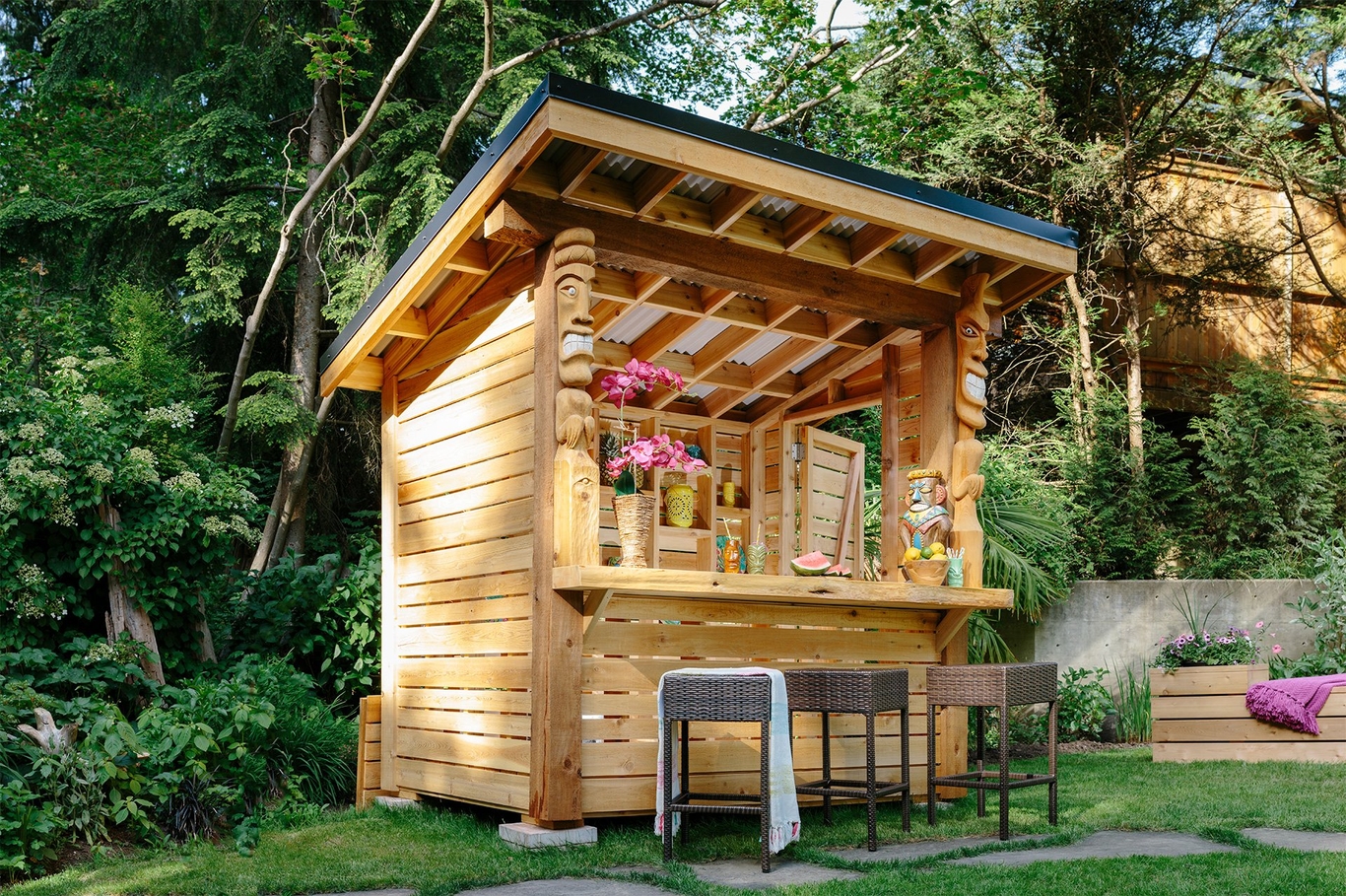 Free Tiki Bar Project Plans DIY Project Plans Real Cedar free-tiki-bar-project-plans-diy-project-plans-real-cedar