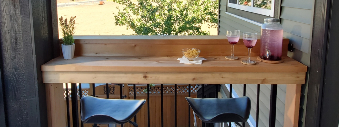 Free Railing Bar DIY Project Plans - Real Cedar